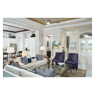 New Florida Model Home - Transitional - Living Room - Tampa - by User ...