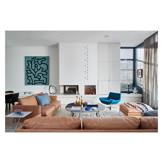 New Modern I Bower Architecture & Interiors - Contemporary - Living ...