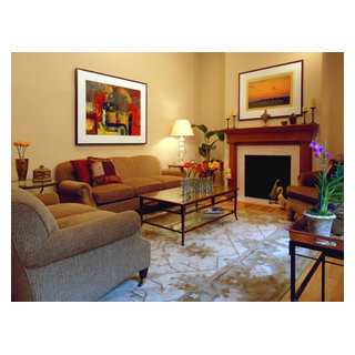New Rochelle Living Room - Transitional - Living Room - New York - by ...