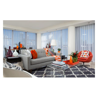 North Beach - Contemporary - Living Room - Miami - by David Charles ...