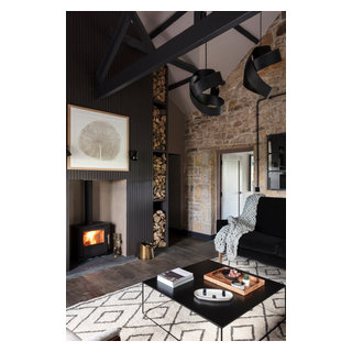 Northumberland Stone Cottage - Rustic - Living Room - Other - by Studio ...