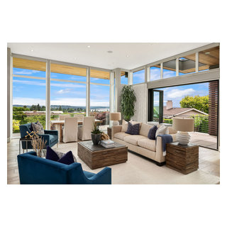 Northwest Contemporary Spaces - Contemporary - Living Room - Seattle ...