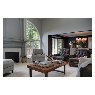 Oakridge Trail - Contemporary - Living Room - Chicago - by Dan Rak ...