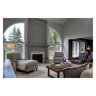 Oakridge Trail - Contemporary - Living Room - Chicago - by Dan Rak ...