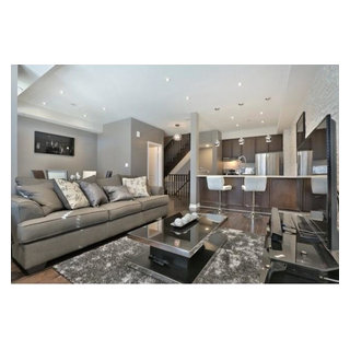 Oakville Townhouse Renovation - Modern - Living Room - Toronto - by ...