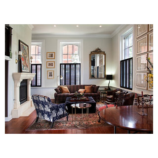 Old School Loft - Traditional - Living Room - Chicago - by Space Lab ...