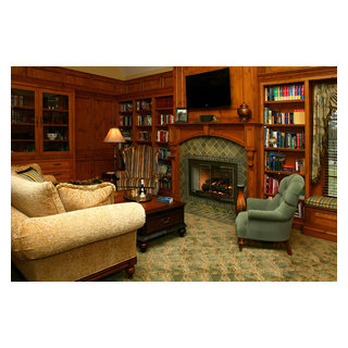 Old World Library - Traditional - Living Room - Cleveland - by The ...