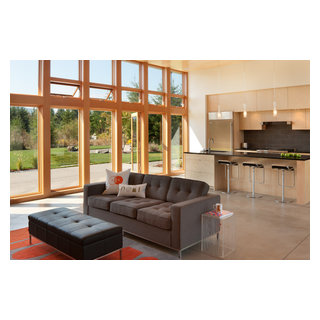 Olympia Residence - Modern - Living Room - Seattle - by Coates Design ...
