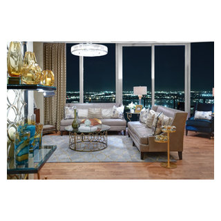 Omni High Rise - Contemporary - Living Room - Dallas - by Susan ...