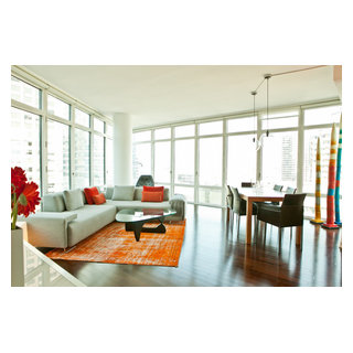 Open area - Contemporary - Living Room - New York - by Navia Design | Houzz