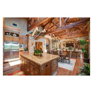 Open Kitchen and Living Room Design in Rancho Santa Fe by Susan Spath ...