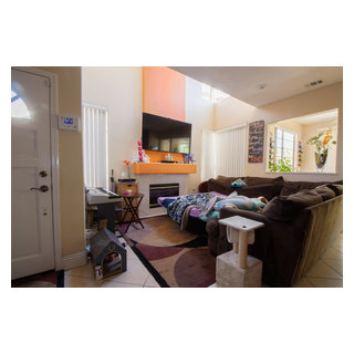 Open Loft Office & Bedroom Expansion - Living Room - Orange County - by ...