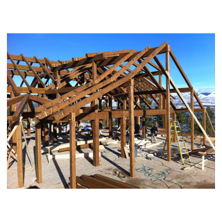 Open Timber Frame - Estilo Craftsman - Salón - Dénver - de Fifty 2 ...