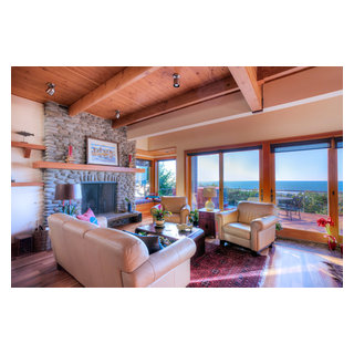 Oregon Coast Beach House - Contemporary - Living Room - Portland - by ...