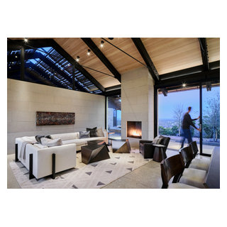 Organic Modern, Cordillera Ranch - Contemporary - Living Room - Austin ...