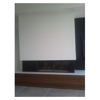 Ortal 110 - Modern - Living Room - Minneapolis - by Woodland Stoves and ...
