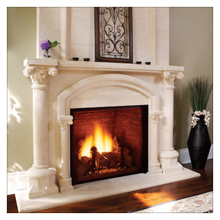 Our Fireplaces - Mediterranean - Living Room - New York - by ...