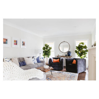 Our Houzz: Bright, Breezy Living Room Caps a Hectic Renovation ...