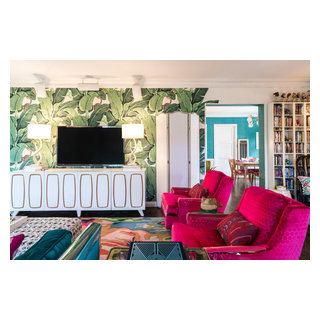 Our Palm Beach Color-Splosion Apartment! - Eclectic - Living Room - Los ...