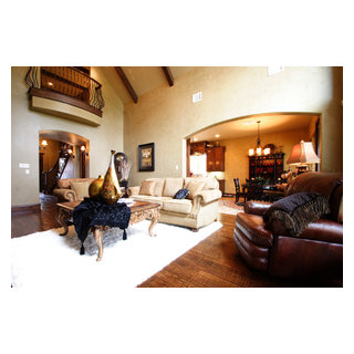 Over the years....Custom Homes of Texas - Traditional - Living Room ...