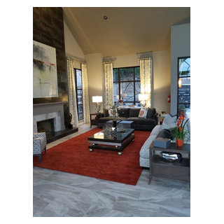 Overlook at Berkeley Lake - Contemporary - Living Room - Atlanta - by ...