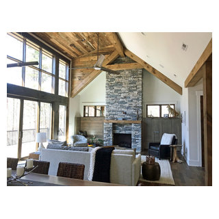 OWC, Nebo - Rustic - Living Room - Charlotte - by Higgins Building ...
