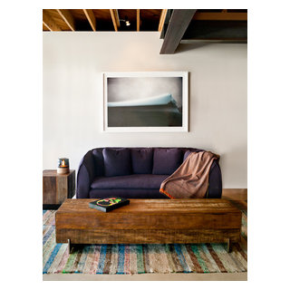 Pacifica Sofa, Beam Coffee Table, Boya Lamp & Leblon Coffee Table ...