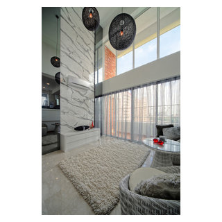 Pandan Valley Condo - Contemporary - Living Room - Singapore - by The ...