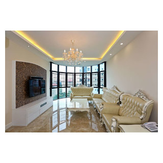 Parc Oasis Condo Interior Design - Traditional - Living Room ...