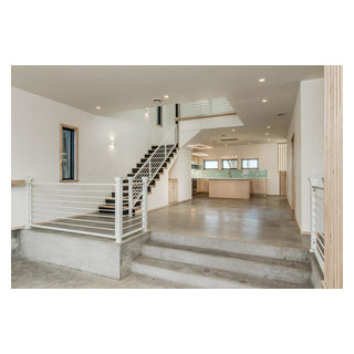 Passive Solar Sawtooth - Modern - Living Room - Nashville - by Gill ...