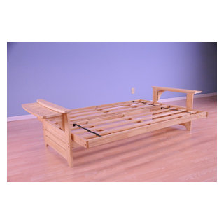 Phoenix Frame with Natural Finish in Bed Position - Craftsman - Living ...