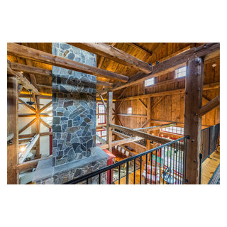 Post & Beam: Kitchen - Rustic - Living Room - Boston - by The Look ...