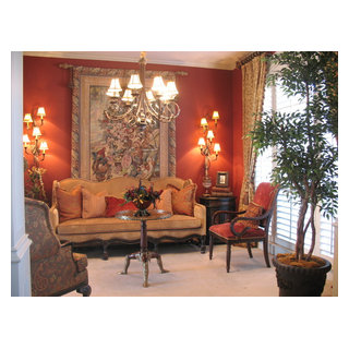 Potts Living Room - Traditional - Living Room - Dallas - by Perkins ...