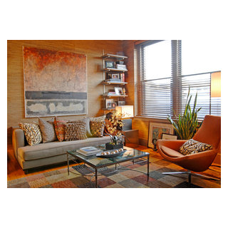 Private Loft - Contemporary - Living Room - Miami - by Leighton Design ...