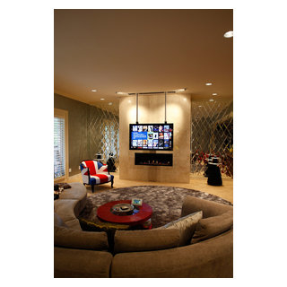 Projector Screens, Mirror TV's & Creative TV Mounts - Living Room ...