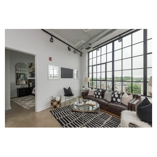 Pyramid Electric Lofts in Brewerytown, PA - Industrial - Living Room ...
