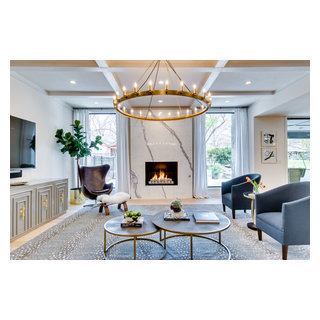 QC - Contemporary - Living Room - Oklahoma City - by Ross Flinton Homes ...