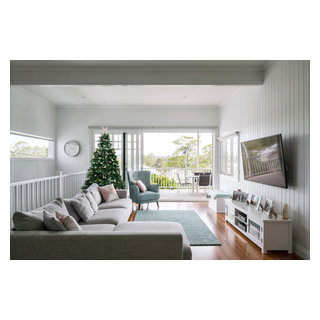 Queenslander Renovate, Extend, Raise, Build-in - Beach Style - Living ...