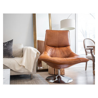 Ranch Triangle Chicago Renovation - Contemporary - Living Room ...