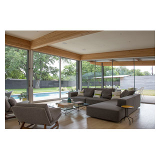 Rau Haus Addition - Modern - Living Room - Dallas - by NIMMO ...