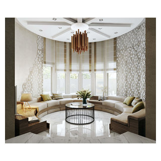 Realistic 3D Rendering for Living Room Design Presentation by ArchiCGI ...