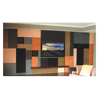 Recessed Television - Modern - Living Room - San Francisco - by High ...