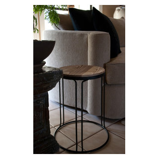 Reclaimed Wood and Iron Table from Roost - Eclectic - Living Room - New ...