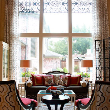 Red And Gold Room - Photos & Ideas | Houzz