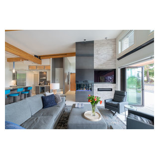 Redmond Residence - Contemporary - Living Room - Seattle - by Tred ...