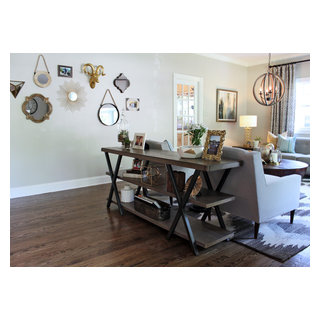 Refined Rustic - Transitional - Living Room - Chicago - by CHAD ...