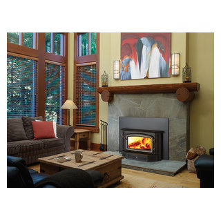 Regency Wood Fireplace Insert - Rustic - Living Room - Toronto - by The ...