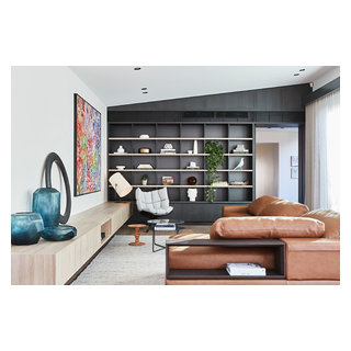 Renovation Malvern East - Contemporary - Living Room - Melbourne - by dcf design group | Houzz