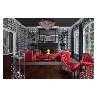 Residential Interiors - Contemporary - Living Room - Detroit - by Beth ...