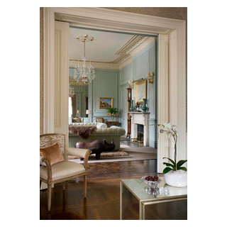 "Return to Glamour" - Traditional - Living Room - Boston - by Lisa ...